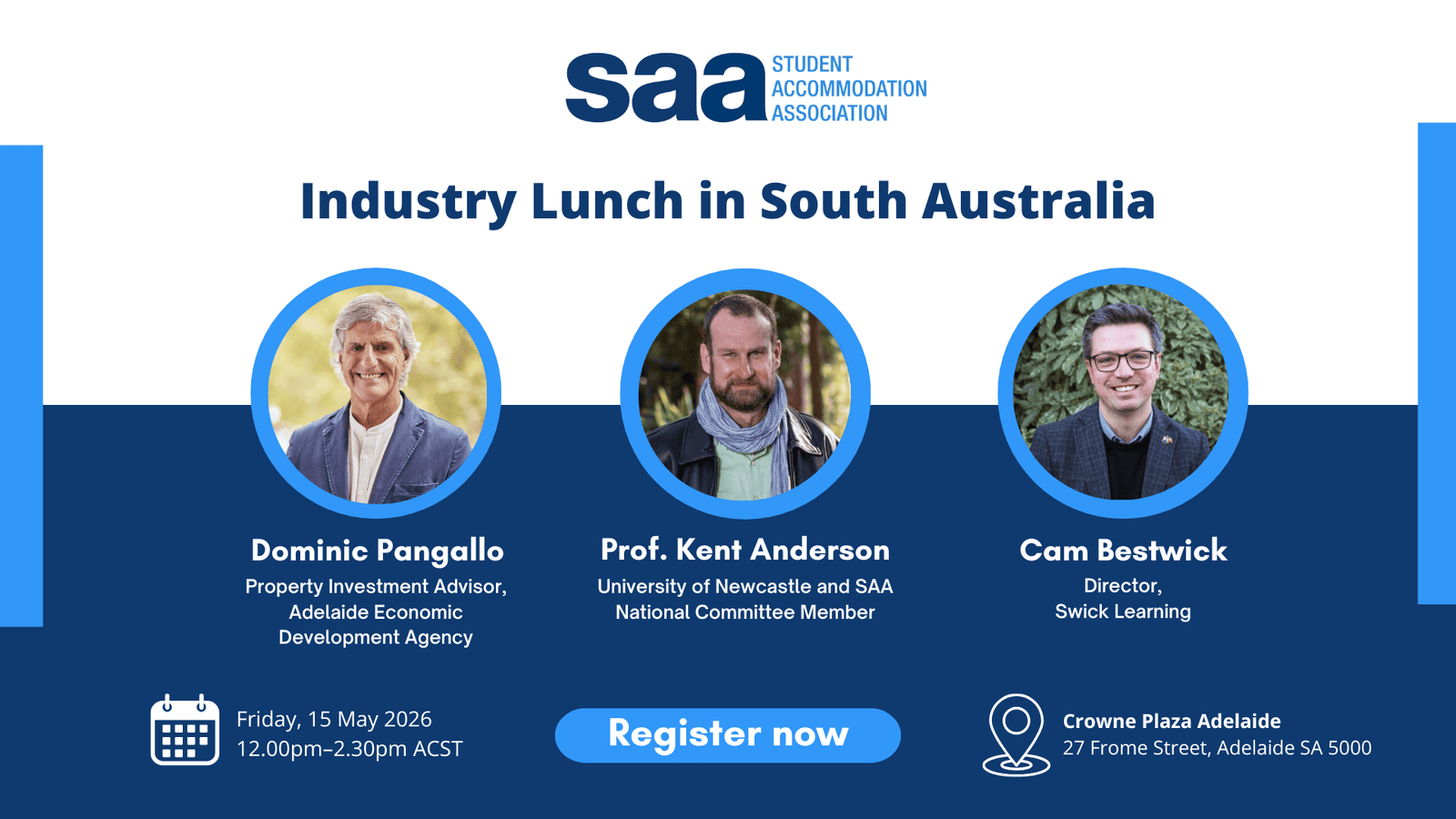 Student Accommodation Association Industry Lunch in Adelaide